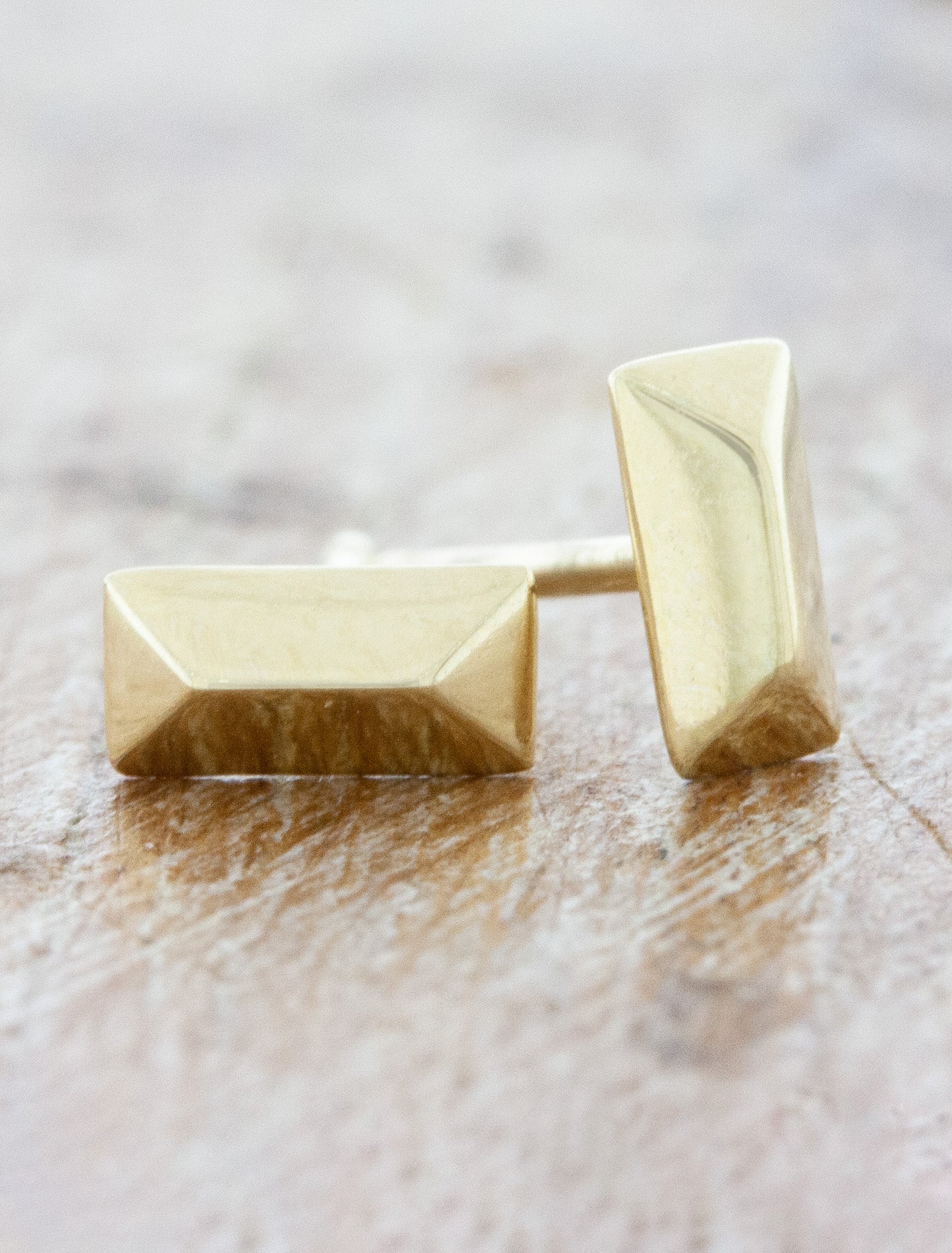 Rex: Rectangle Shaped Stud Earring | Ken & Dana Design