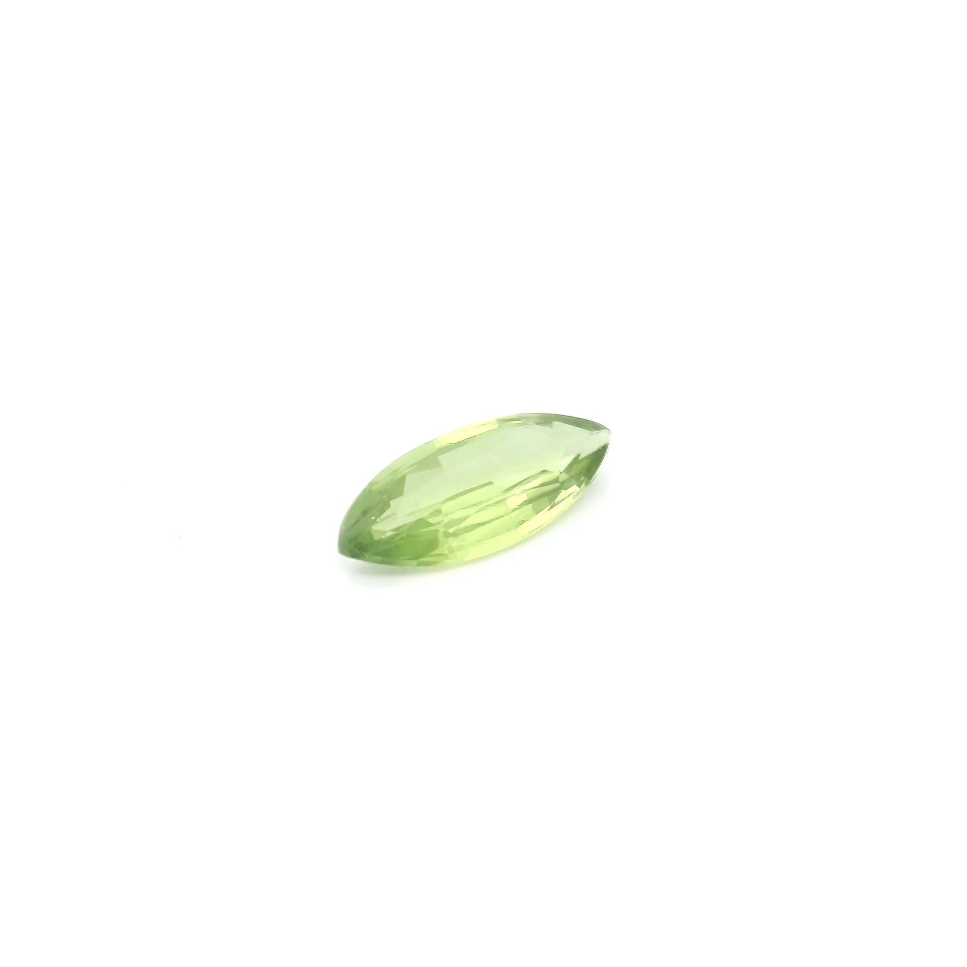 0.50ct Marquise Natural Sapphire (Colour Green, Clarity Slightly Inclu ...