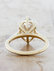 Angel - 6-Prong Oval Solitaire with Vintage Floral Basket & Hidden ...