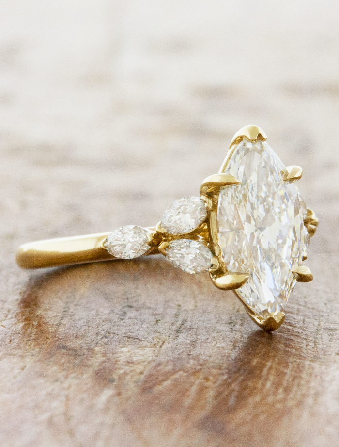 Jacqueline - Marquise: Split Shank Engagement Ring with Marquise ...