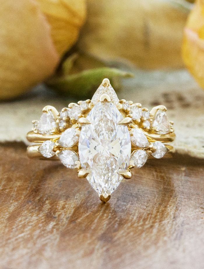 Jacqueline - Marquise: Split Shank Engagement Ring with Marquise ...