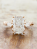 Marcellina: Radiant Cut Three-Stone Engagement Ring | Ken & Dana Design
