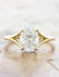 Mylex: Split-Shank Oval Diamond Engagement Ring in 14k Yellow Gold ...