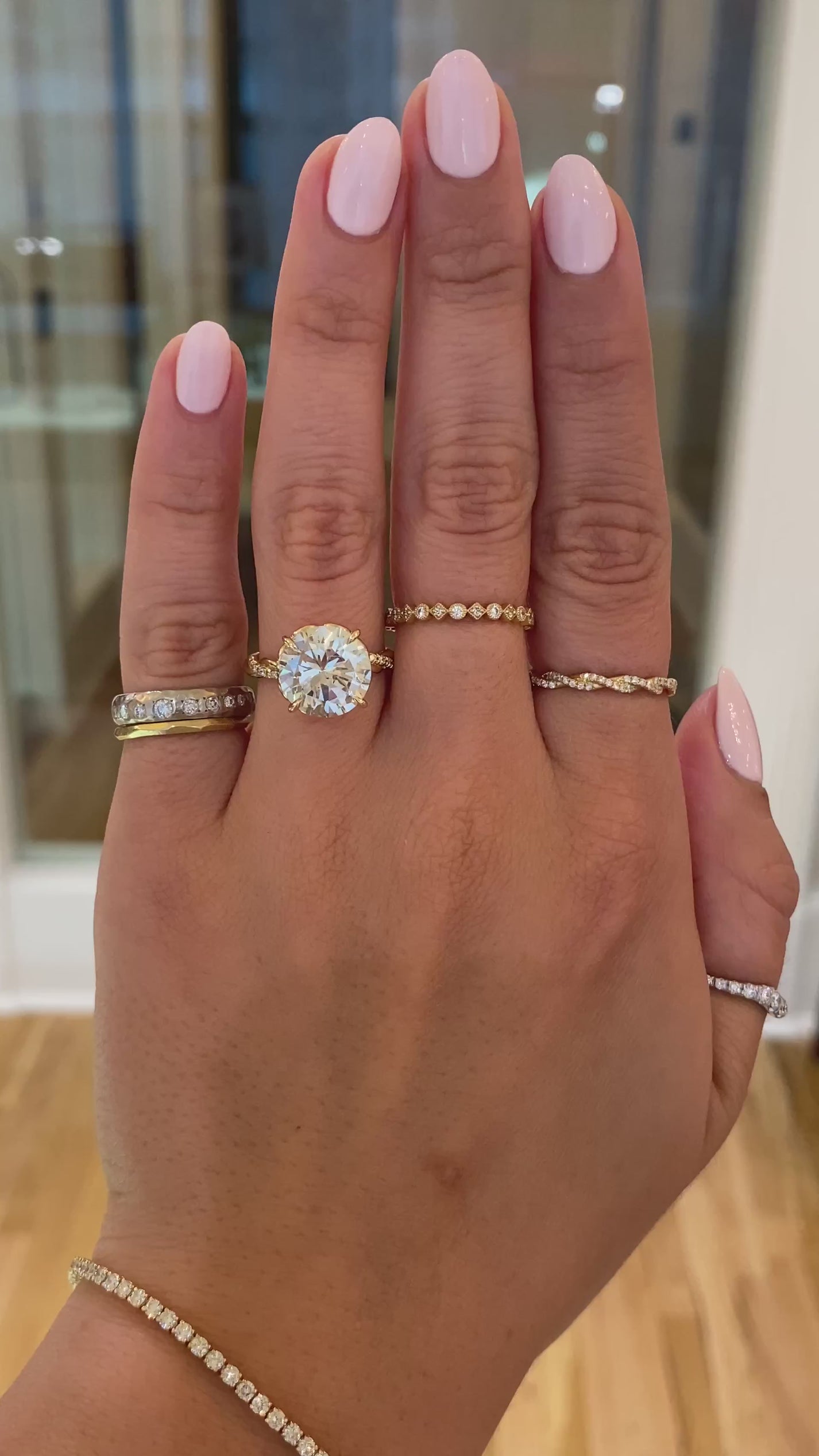 Esther: Vintage-Inspired Solitaire with Twisted Rope Band & Floral ...