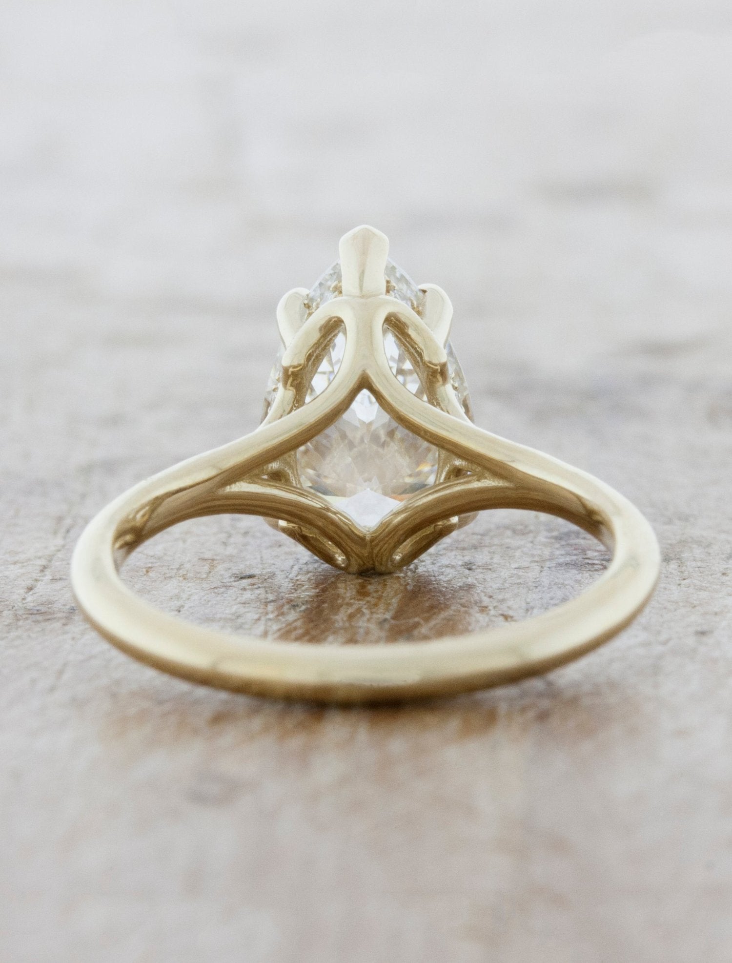 Allegra: Solitaire Setting with Hidden Halo and Woven Basket | Ken ...