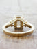 Angela: Classic Three Stone Emerald Cut Diamond Ring | Ken & Dana Design
