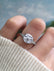 Kenzi: Vintage-Style Diamond Ring on Intricate Band | Ken & Dana Design