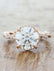 Mirabelle: Round Diamond, Twisted Band Ring | Ken & Dana Design