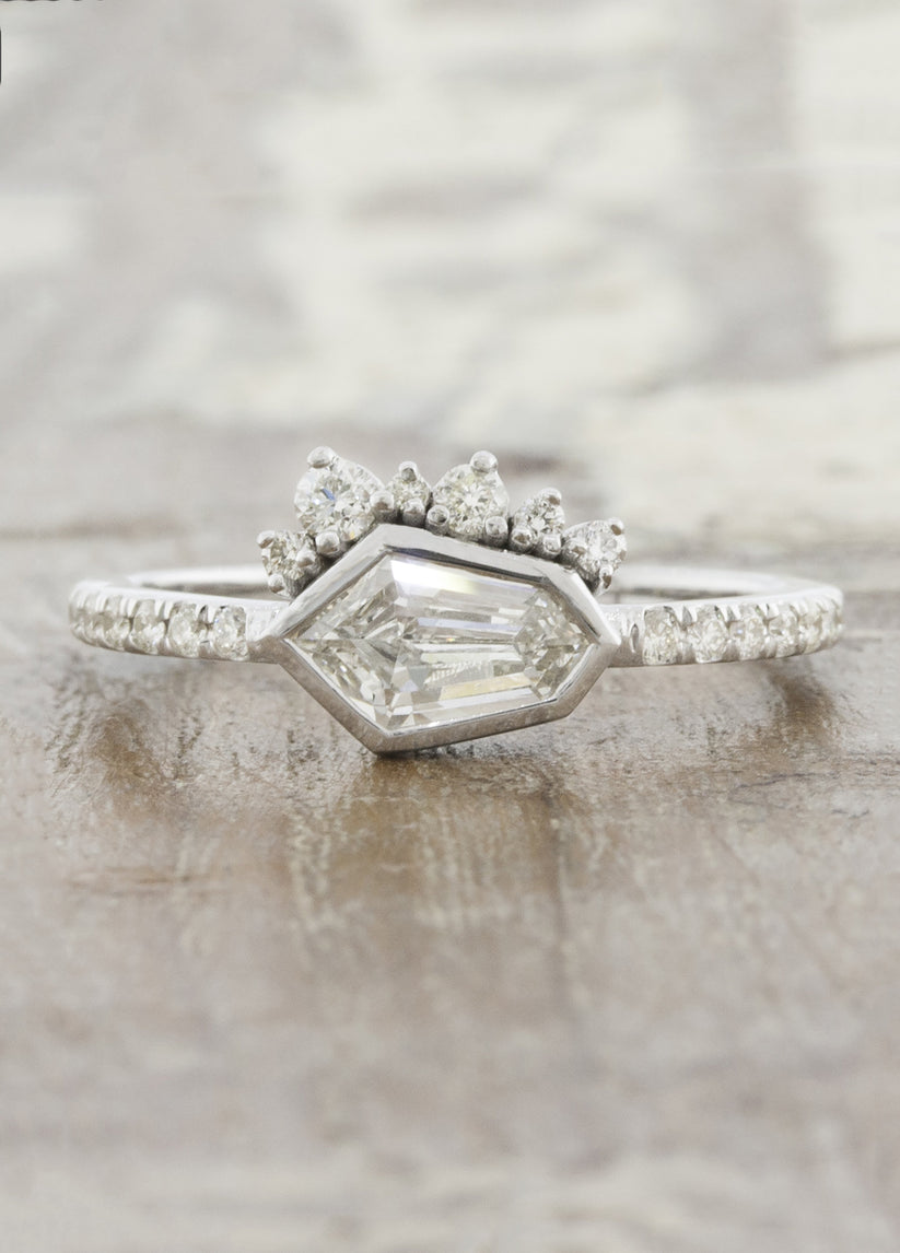 Kira: Diamond Cluster Engagement Ring | Ken & Dana – Ken & Dana Design