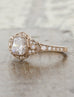Kimberly: Antique Style Round Diamond Engagement Ring | Ken & Dana ...