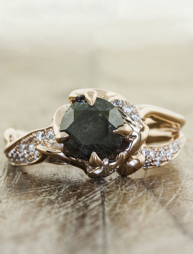Sundara: Unique Sculptural Split Shank Diamond Ring | Ken & Dana