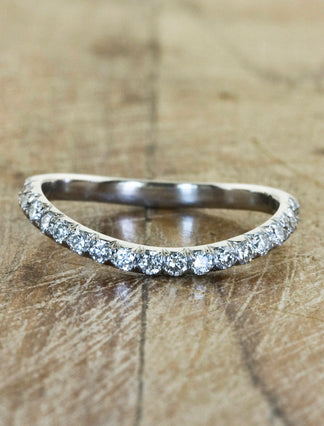 Yorke, Islet & Bella Ring Set: Art Deco Split Shank Asscher Cut Diamond ...
