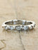 Clio: Rustic 7-Diamond Textured Wedding Band | Ken & Dana Design