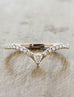 Shanel + Kia Stacked Wedding Ring Set - Ken & Dana Design
