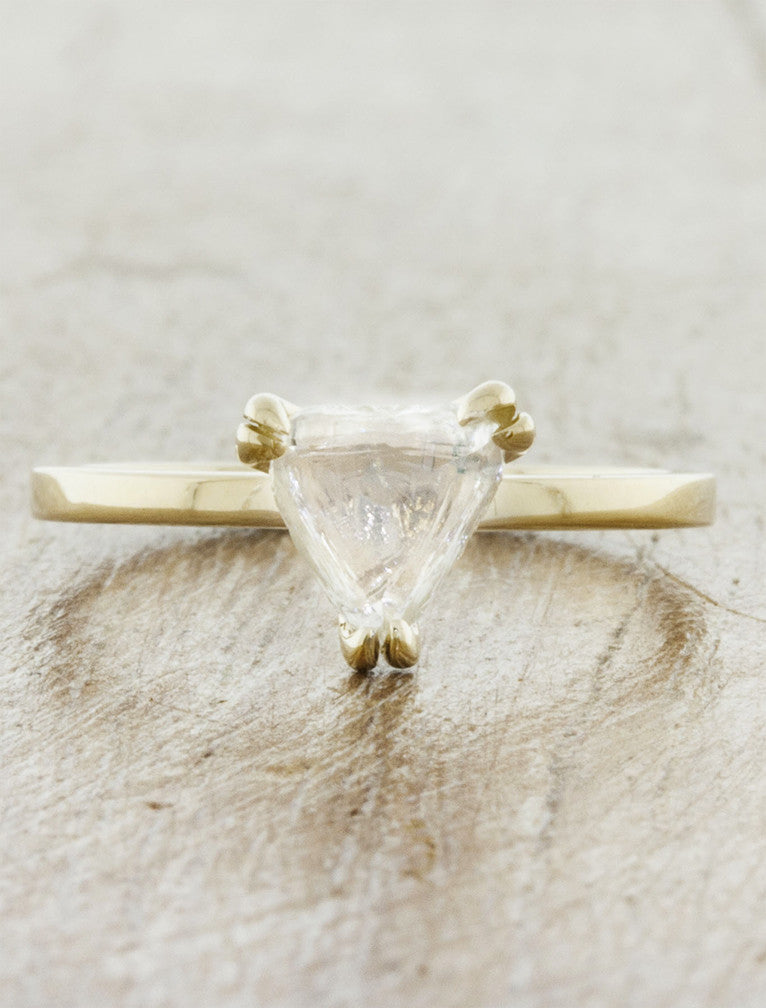 Daymis: Rough Diamond Maccle Engagement Ring | Ken & Dana Design