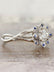 Helen: Floral Diamond & Sapphire Engagement Ring | Ken & Dana Design