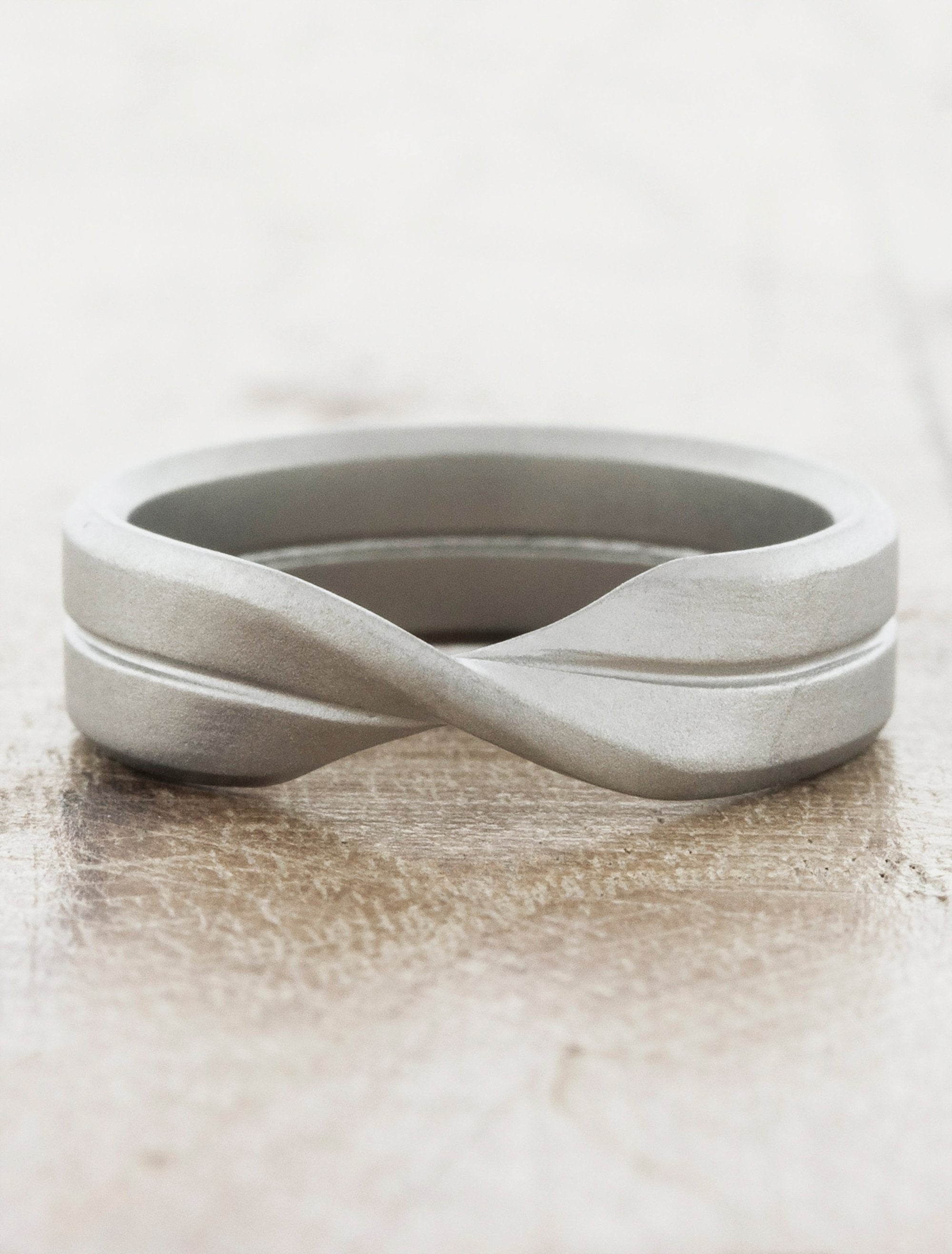 Karli: Mobius Strip Double Rope Wedding Band | Ken & Dana Design