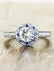 Viola: Art Deco Inspired Diamond & Sapphire Ring | Ken & Dana Design