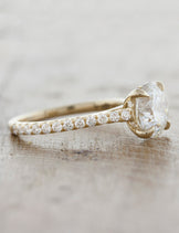 Sarisa: Round Diamond Solitaire | Ken & Dana Design