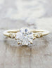 Emma: Antique Inspired European Cut Diamond, Rose Gold | Ken & Dana ...