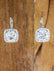Alanis: Halo diamond earrings | Ken & Dana Design