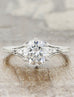 Kenzi: Vintage-Style Diamond Ring on Intricate Band | Ken & Dana Design