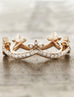 Alexis: Crown Wedding Ring - Diamond Eternity Ring | Ken & Dana Design