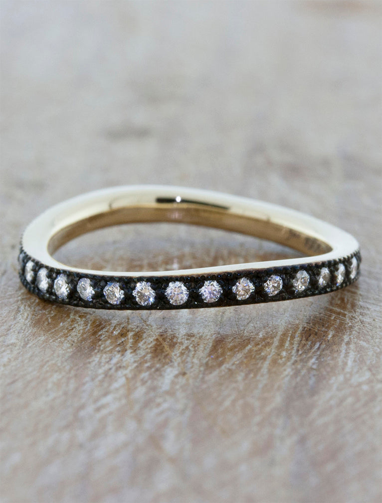 Theresa: Antique Cushion Cut Alexandrite Engagement Ring | Ken & Dana